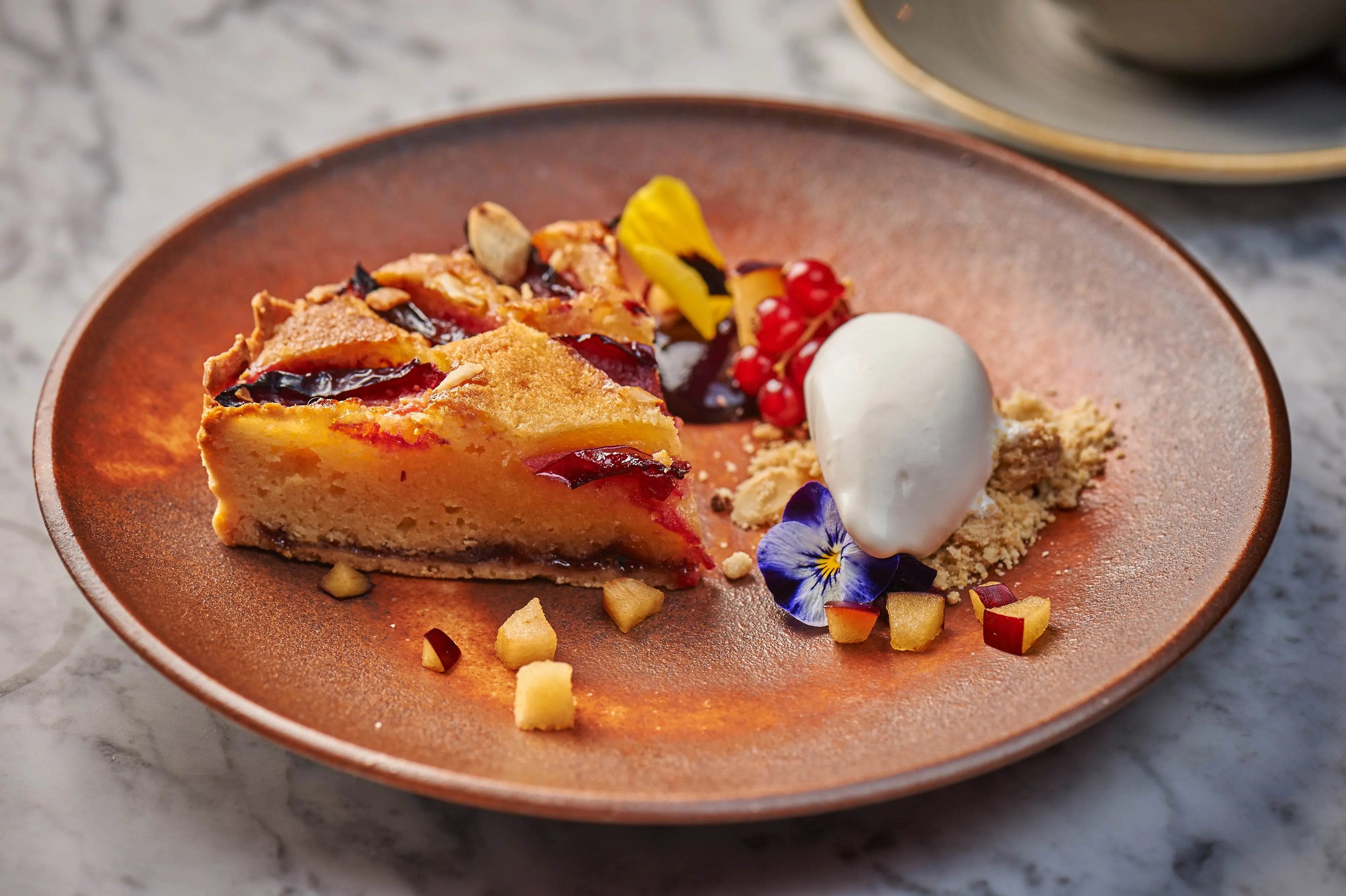 Adnams Smidgin Macerated Plum and Frangipane Tart - Adnams PLC