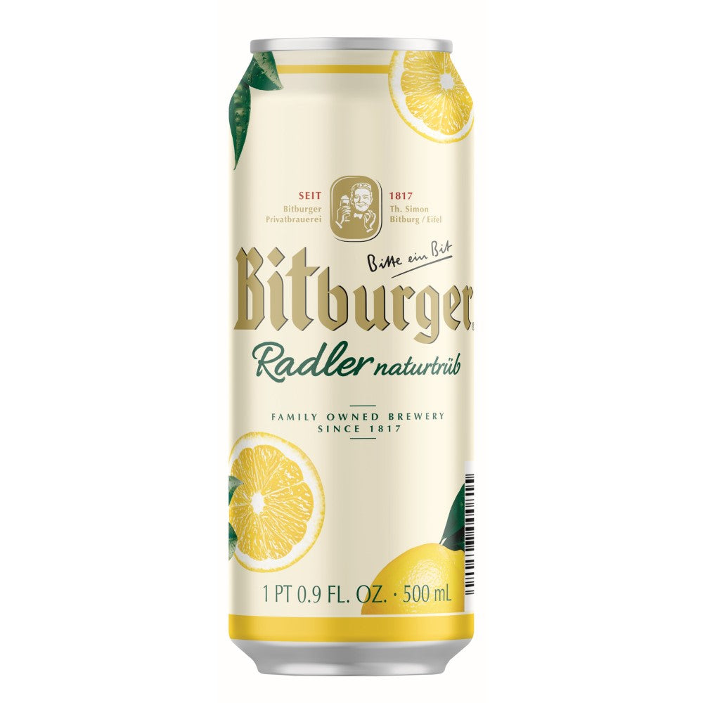 Bitburger Radler Cans, Naturally Cloudy – Adnams PLC