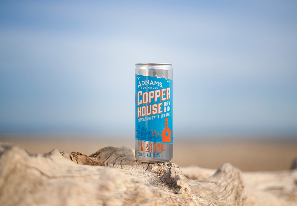 Copper House Dry Gin & Tonic Cans - Adnams PLC