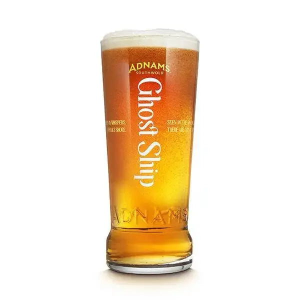 Adnams Ghost Ship Pint Glass, box of 6 - Adnams PLC