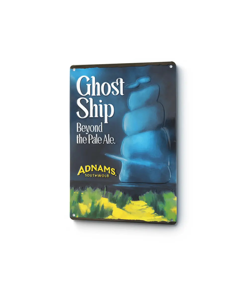 Adnams Ghost Ship Tin Sign - Adnams PLC