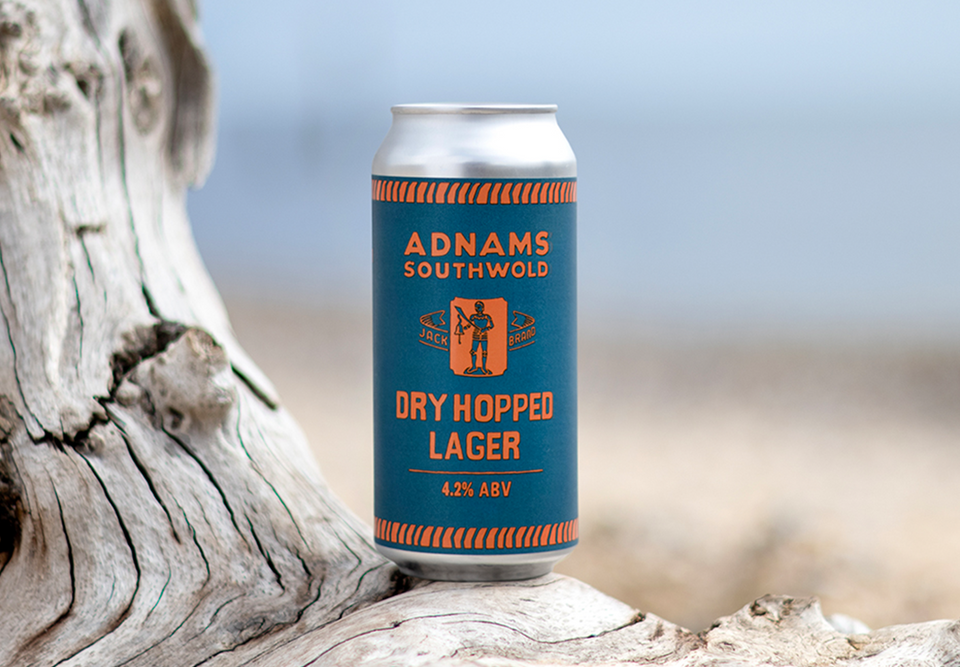 Adnams Jack Brand Dry Hopped Lager, 440ml cans – Adnams PLC