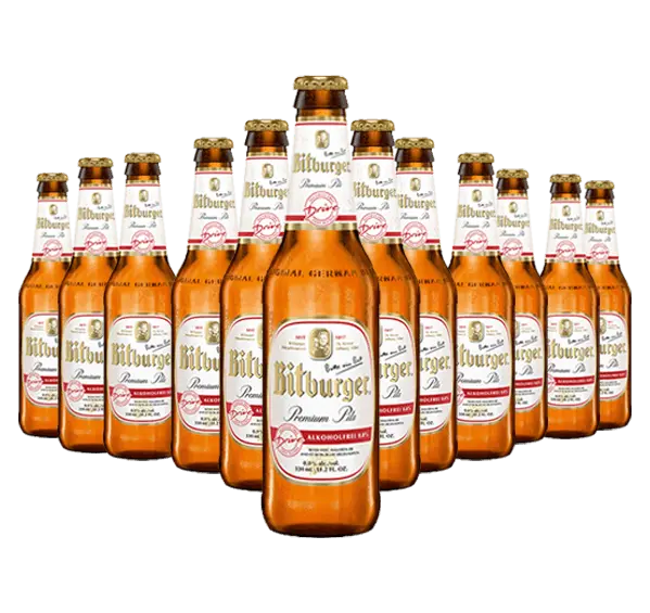 Bitburger Drive, Alcohol Free, 24 x 330ml bottles – Adnams PLC